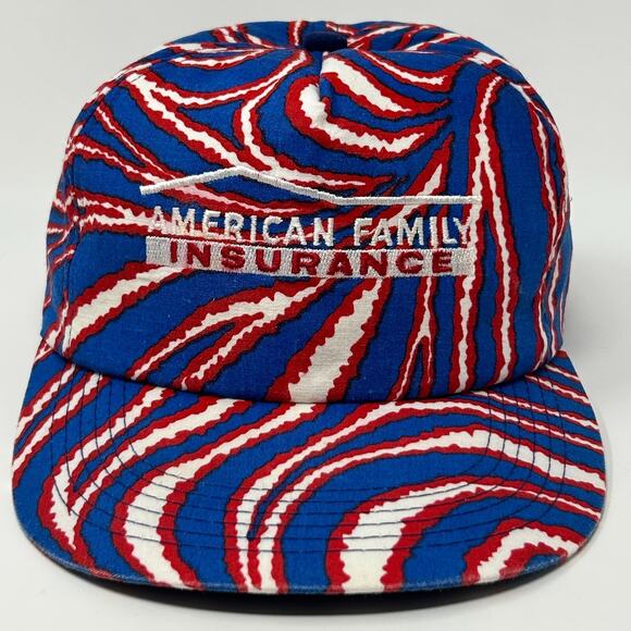K-Products | Accessories | Vintage 8s American Family Insurance Hat Cap ...